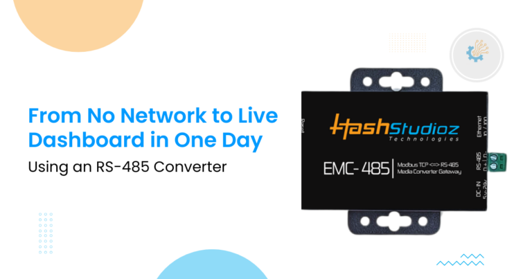 RS485 Converter: From No Network to Live Dashboard