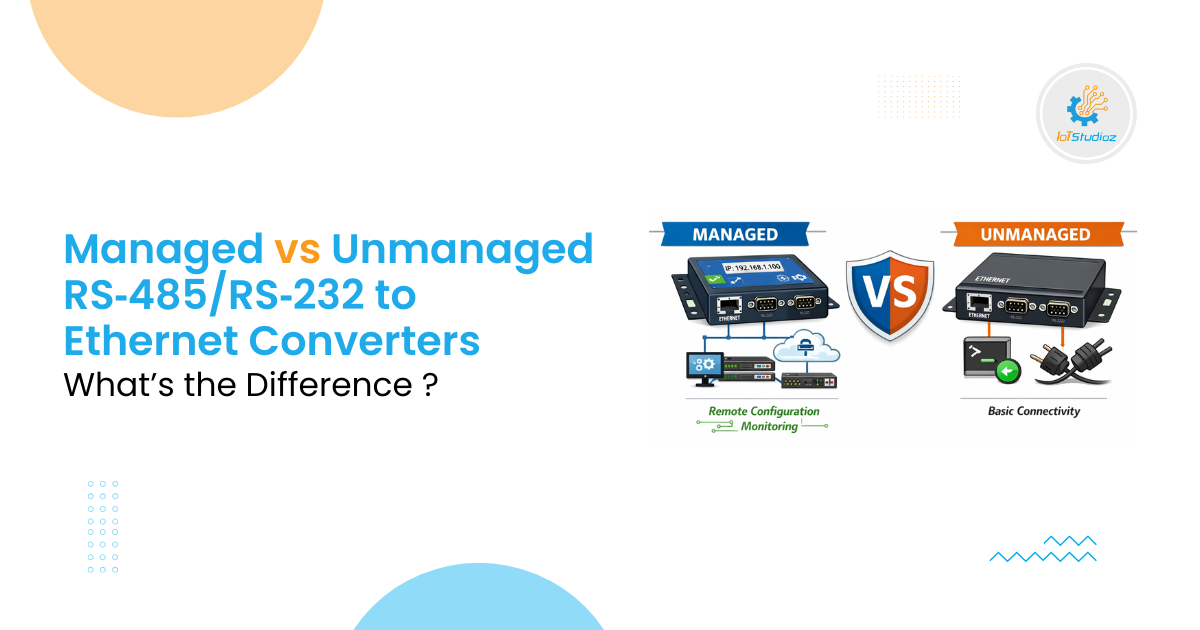 RS485 Ethernet Converters for RS-232 and Industrial Devices